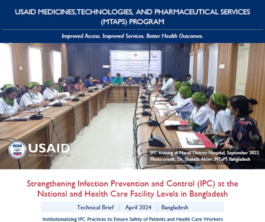 Strengthening Infection Prevention and Control (IPC) at the National ...